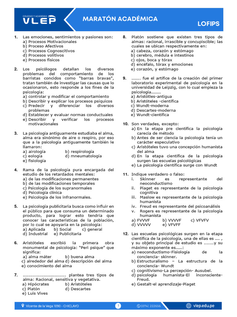 Letras - Maraton | PDF | Sicología | Psicoanálisis