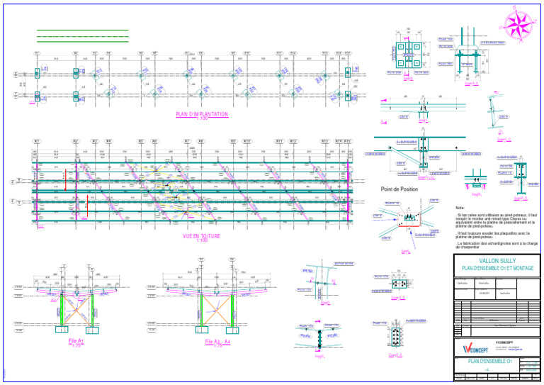 Vallon Sully - Plan D'ensemble Et Montage O1 - Indice 1 | PDF