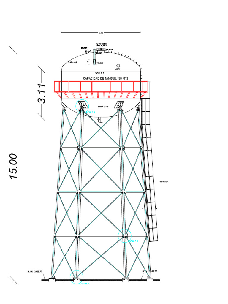 Tanque Elevado-Modelo | PDF