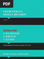 Isizulu Grade 5 Term 4 ATP Guide | PDF | African National Congress