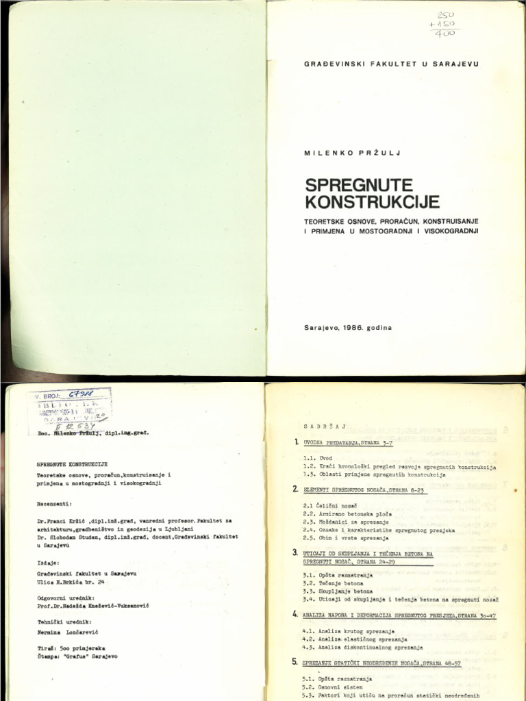Spregnute Konstrukcije | PDF