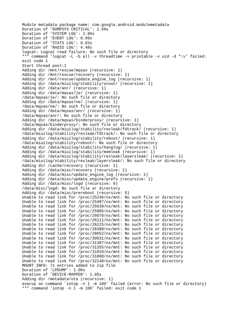 Bugreport Topaz - Eea UKQ1.230917.001 2024 05 23 08 49 21 Dumpstate ...