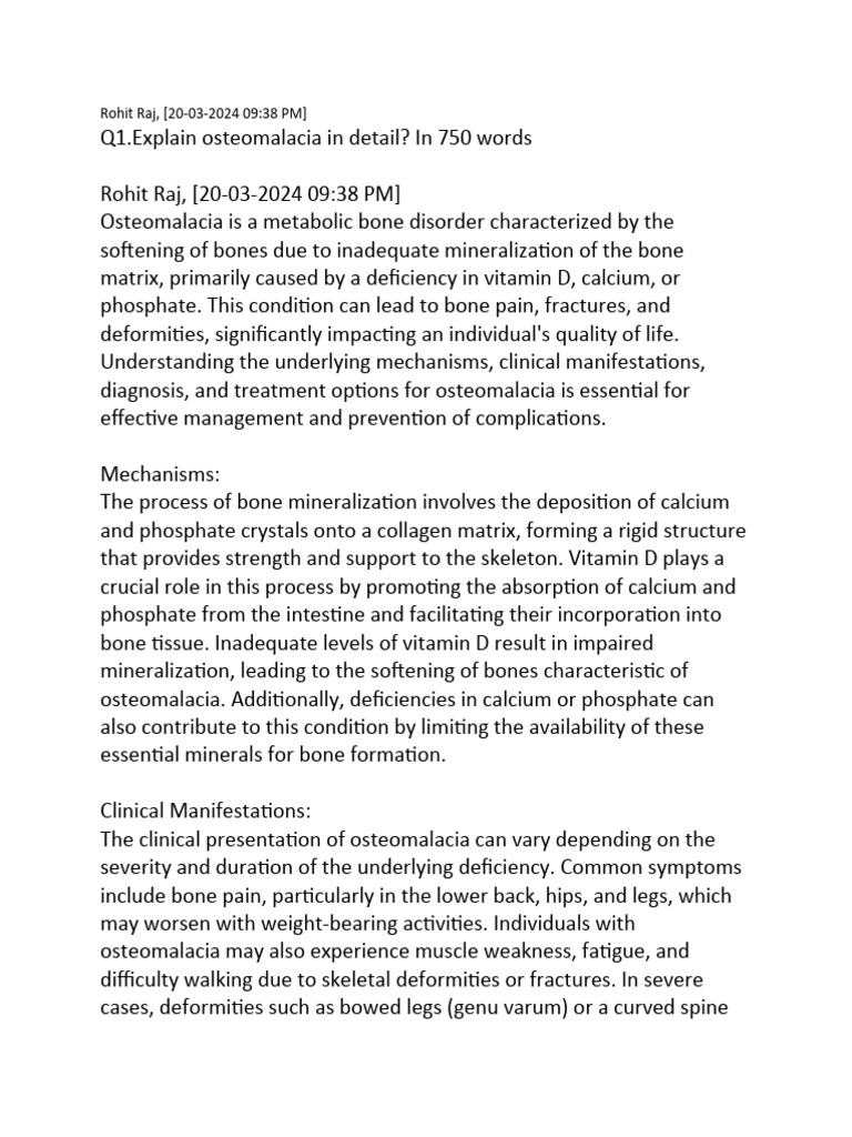 Rohit Raj ORTHOPEDIC PAPER SOLUTION | PDF | Low Back Pain | Vitamin D