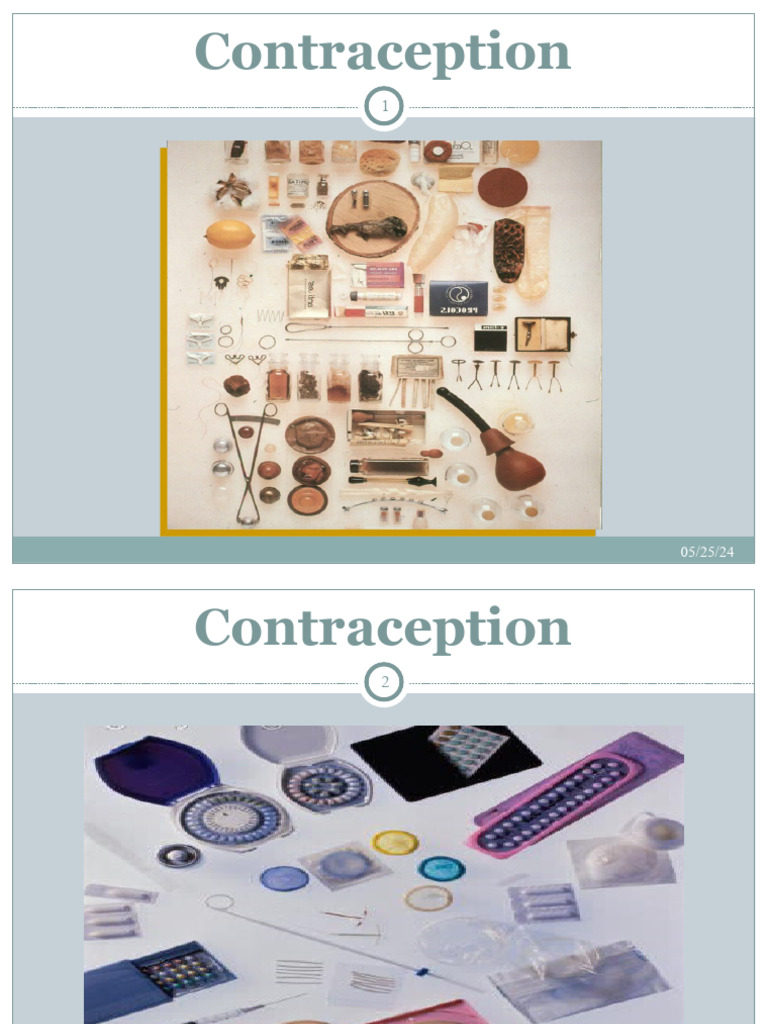 Contraception BR Zil I 2016 | PDF | Safe Sex | Birth Control
