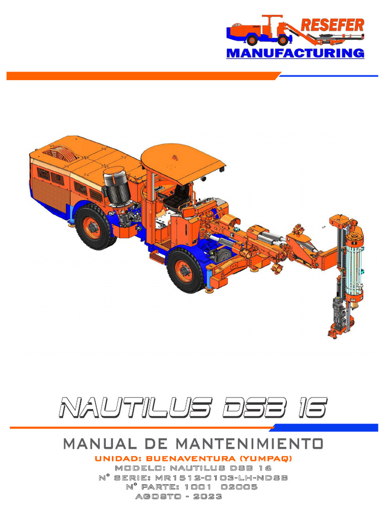 12.3 M. Mantenimiento Nautilus DSB 16 (Yumpag) | PDF | Tornillo | Lubricante