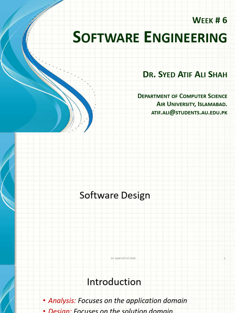 SE Week 6 | PDF | Modular Programming | Object (Computer Science)