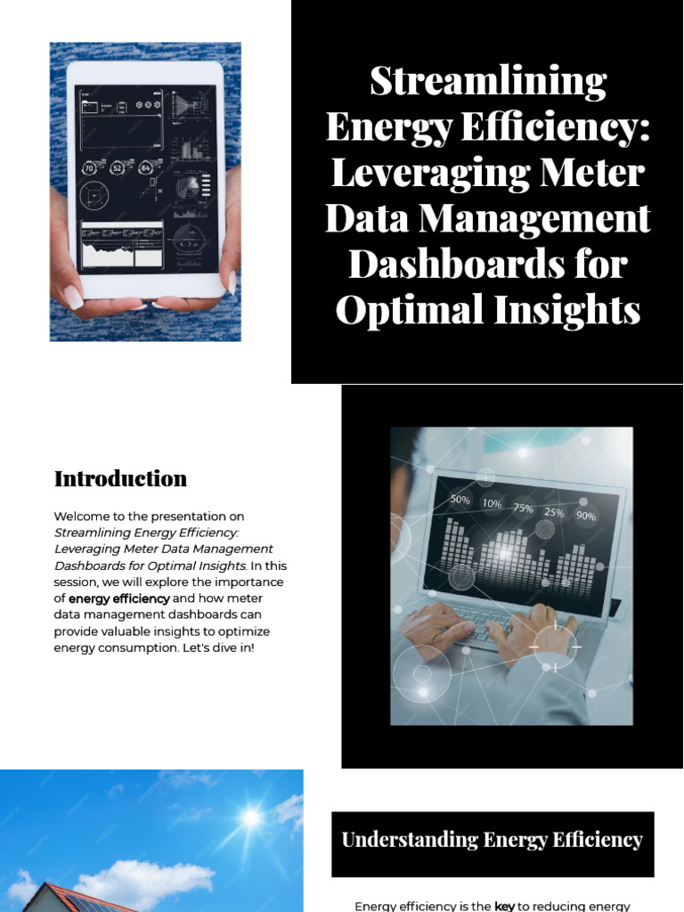 Energy Efficiency with Meter Data Dashboards | PDF | Energy Conservation | Analytics