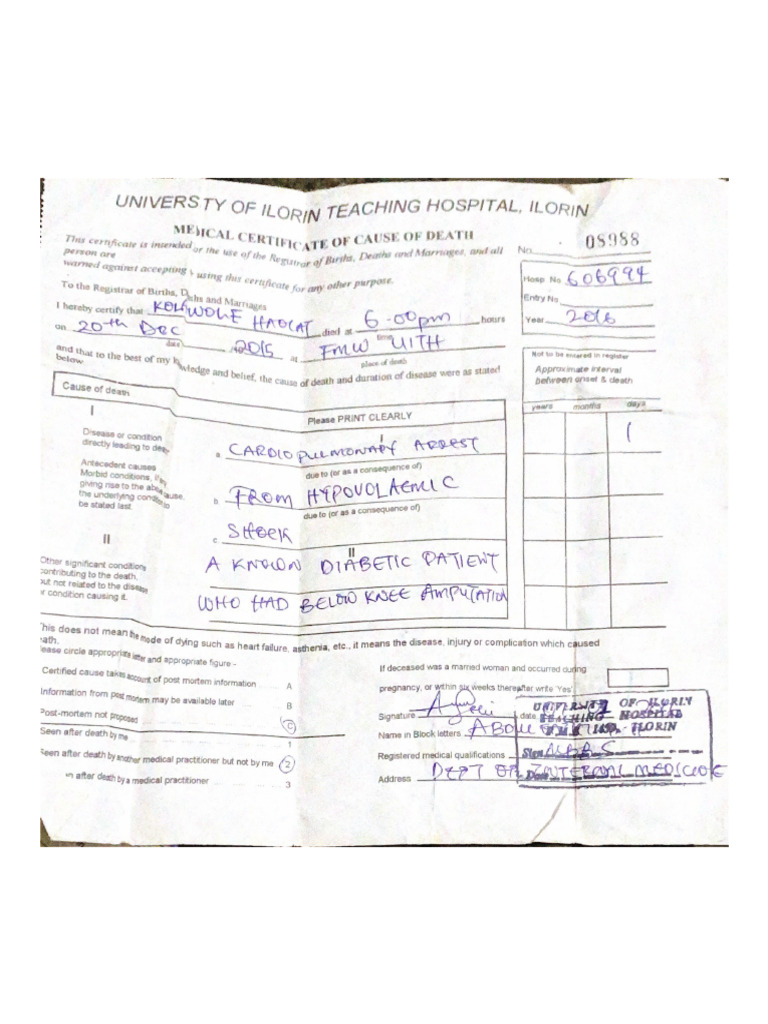 Universty of Ilorin Teaching Hospital, Ilorin | PDF