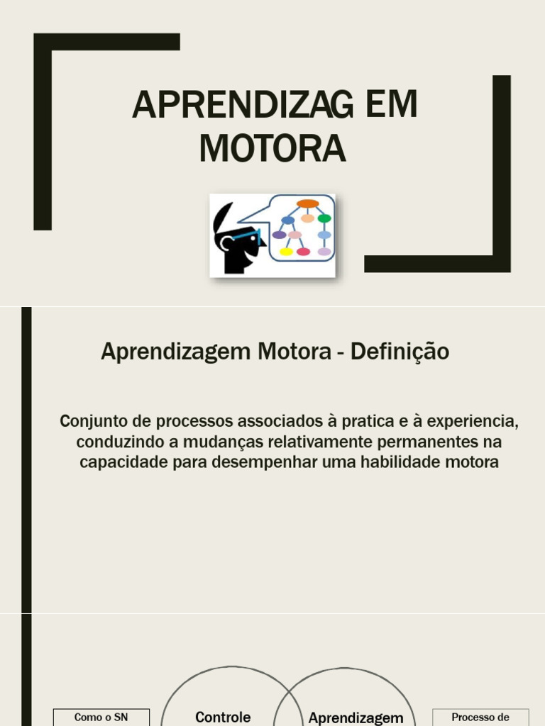 Aula 6 Aprendizagem Motora. | PDF | Aprendizado | Coordenação motora