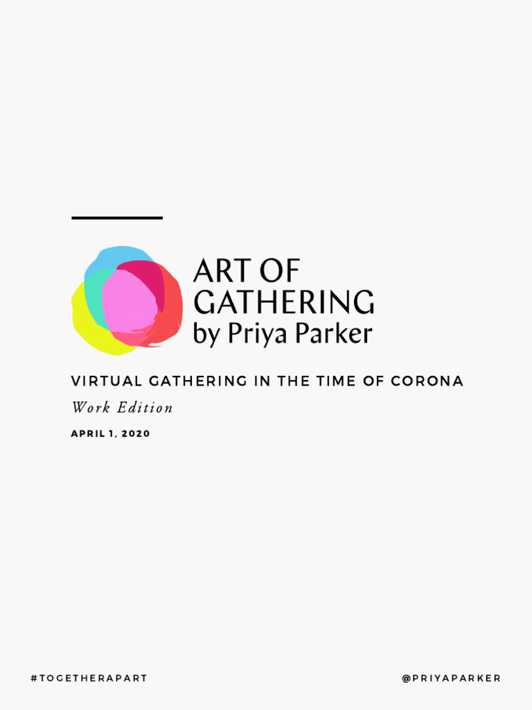 ART - OF - GATHERING - VIrtual Gathering | PDF