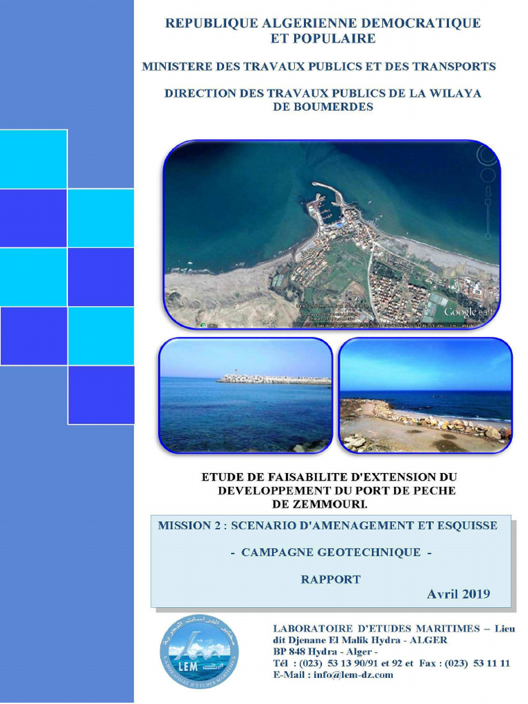 Rapport Geotechnique | PDF