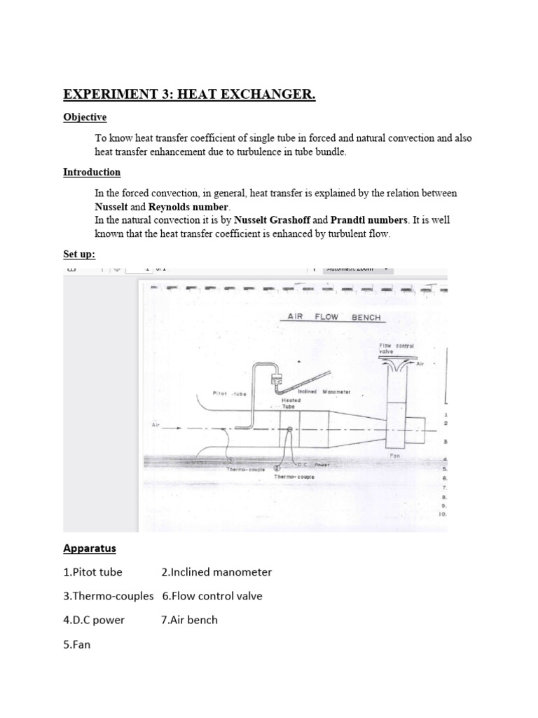 Heat Exchanger Edit | PDF | Heat Transfer | Thermocouple