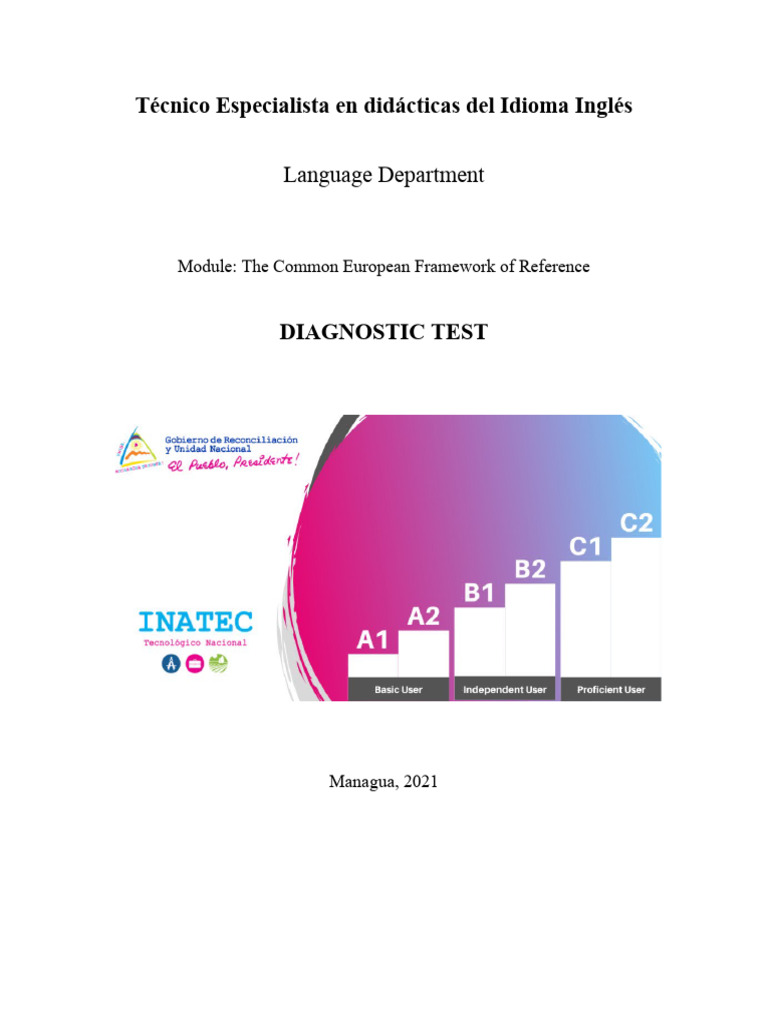 Diagnostic Test 2021 | PDF