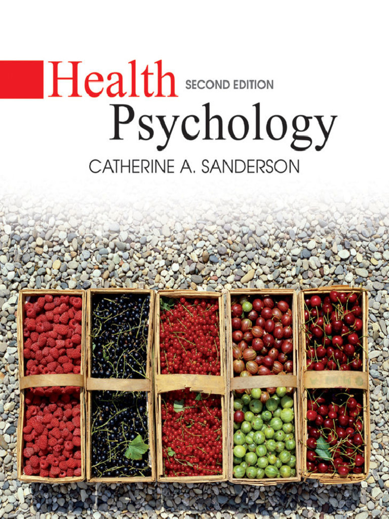 Catherine A Sanderson Health Psychology | PDF | Social Support | Stress ...