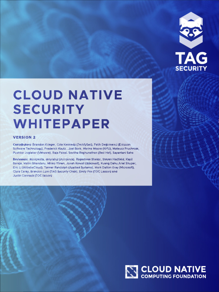 CNCF - Cloud Native Security Whitepaper May2022 v2 | Download Free PDF | Cloud Computing | Security
