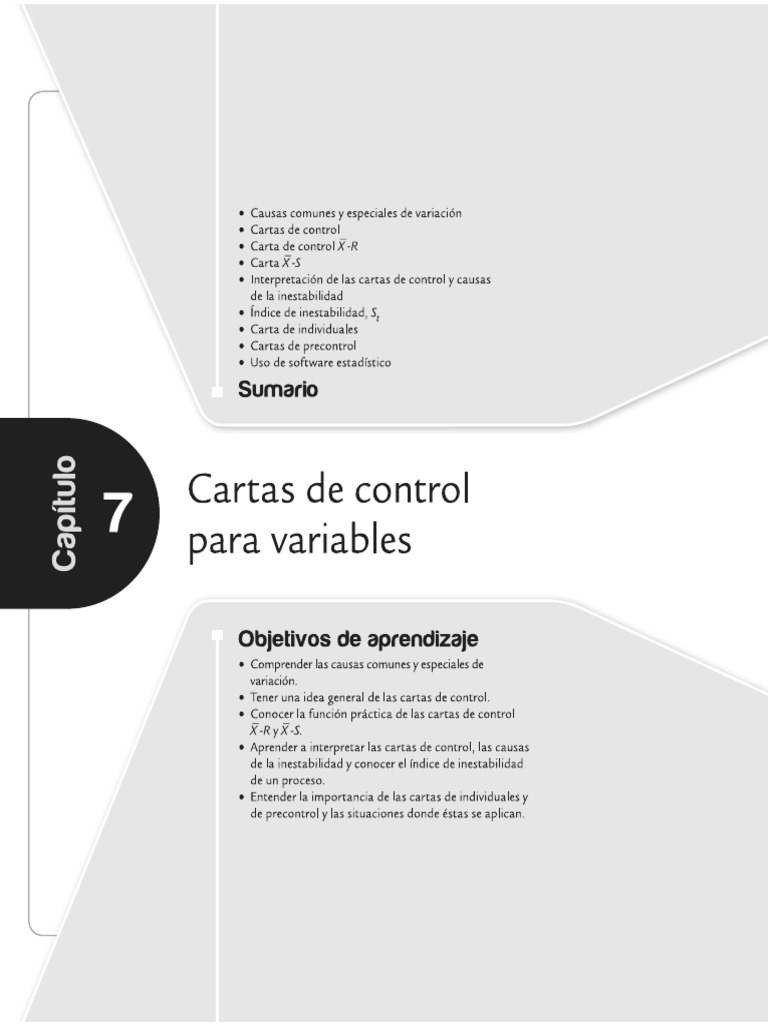 Cartas de Control para Variables - GtzPulido | PDF