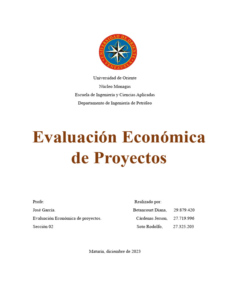 Evaluacion Economica de Proyectos | PDF | Inflación | Simulación