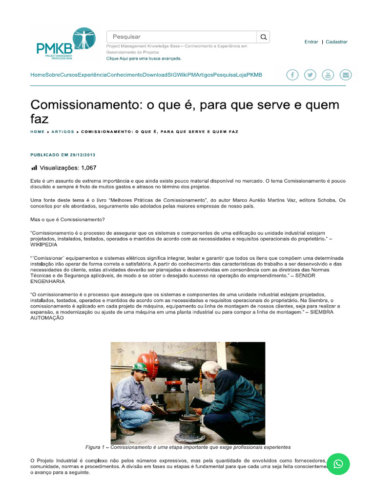 Comissionamento | PDF