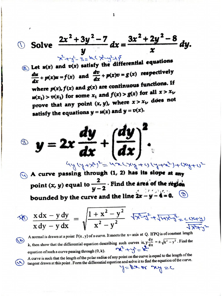 Differential Equation | PDF