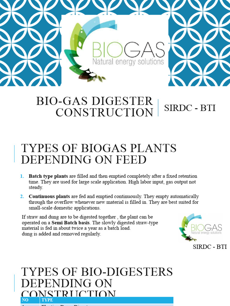 Bio-Gas Digester Construction - 2021 | PDF | Anaerobic Digestion | Biogas