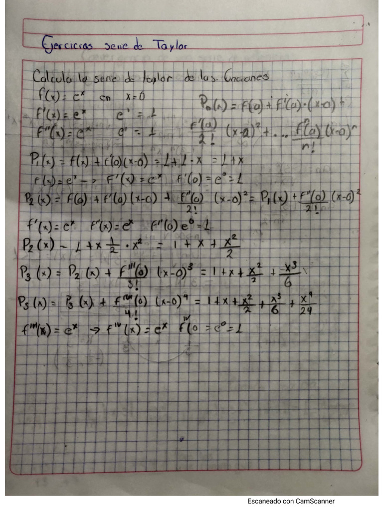 serie de taylor | PDF