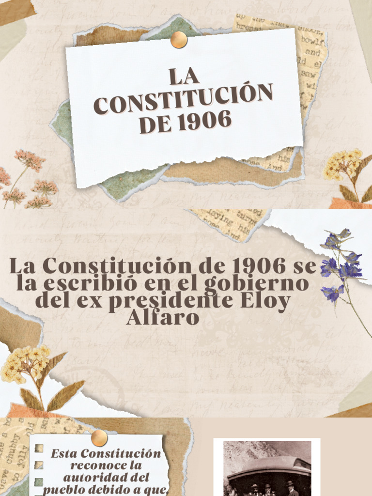 La Constitución de 1906 | PDF | Ciencias Políticas | Gobierno