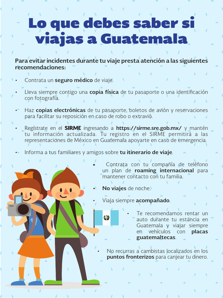 Guatemala - Folleto Sobre Recomendaciones de Viaje | Descargar gratis ...
