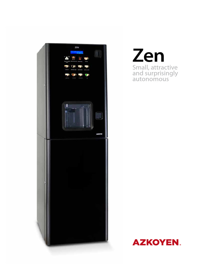 Zen Azkoyen English Brochure | Download Free PDF | Coffee | Drink