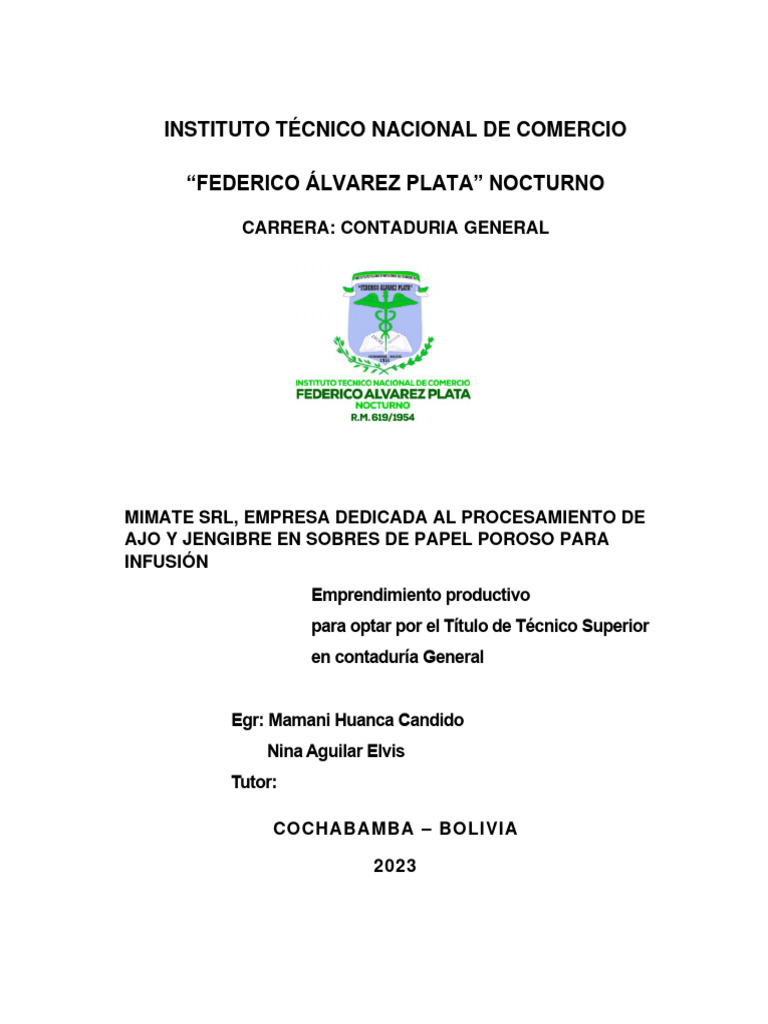 Perfil Final | PDF | Iniciativa empresarial | Marketing