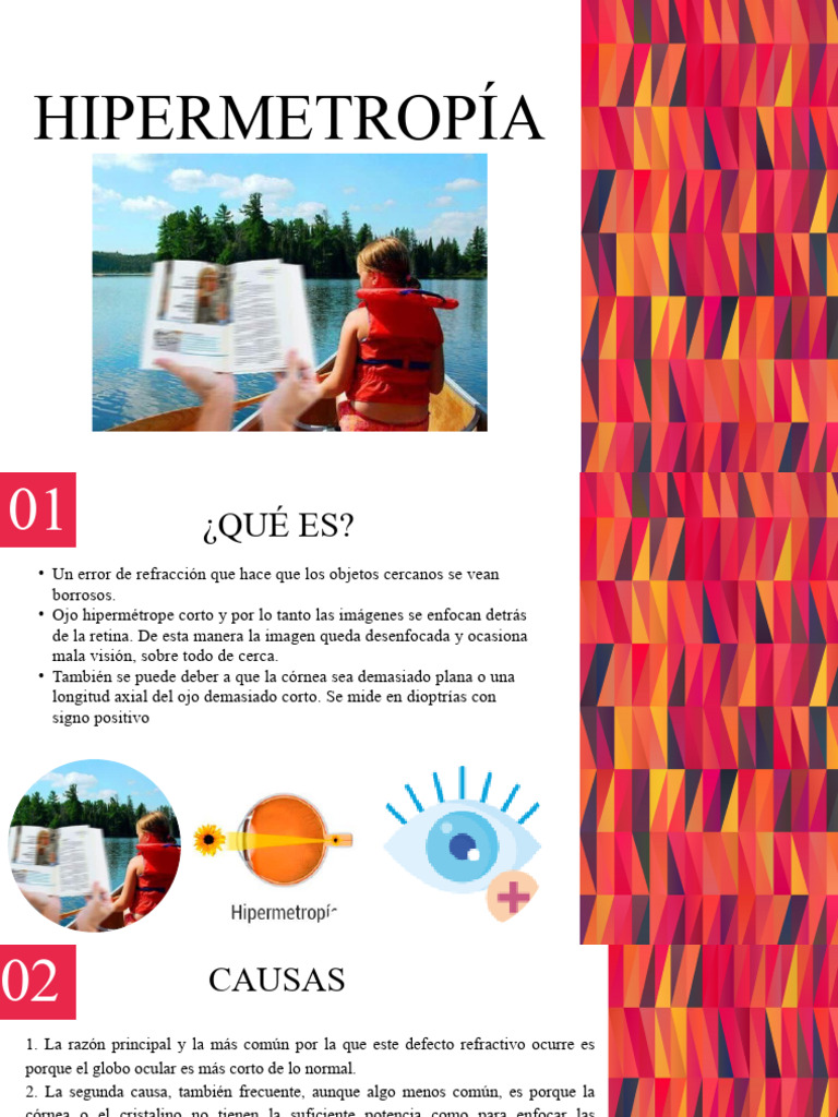 Hipermetropía: Causas y Síntomas | PDF | Ojo humano | Órganos sensoriales