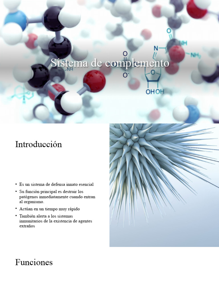 Sistema de Complemento | PDF | Sistema complementario | Sistema inmune innato
