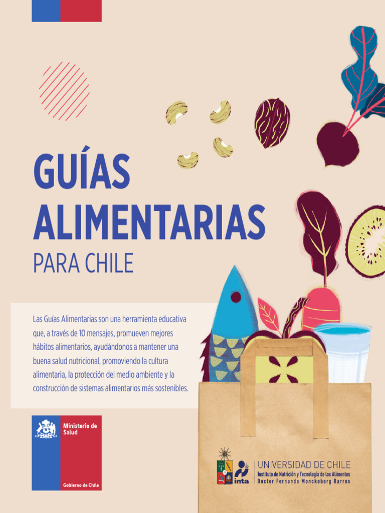 Guias Alimentarias Version Corregida MINSAL | PDF | Alimentos | Vegetales