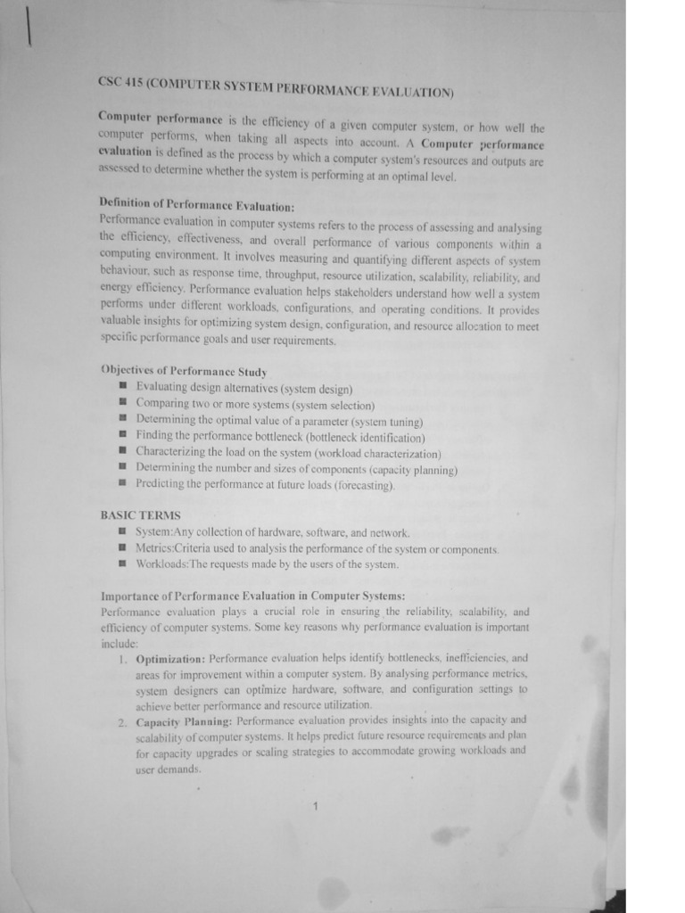 CSC 415 Lecture Note | PDF