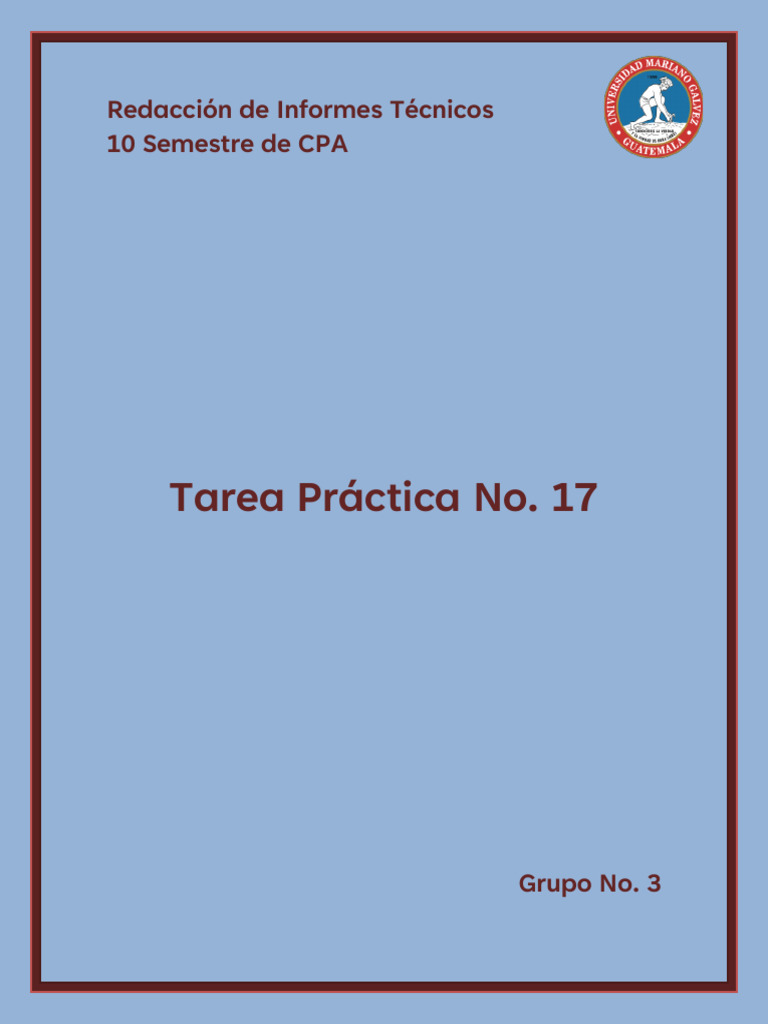 Tarea 17 | PDF | Auditoría | normas internacionales de INFORMACION FINANCIERA