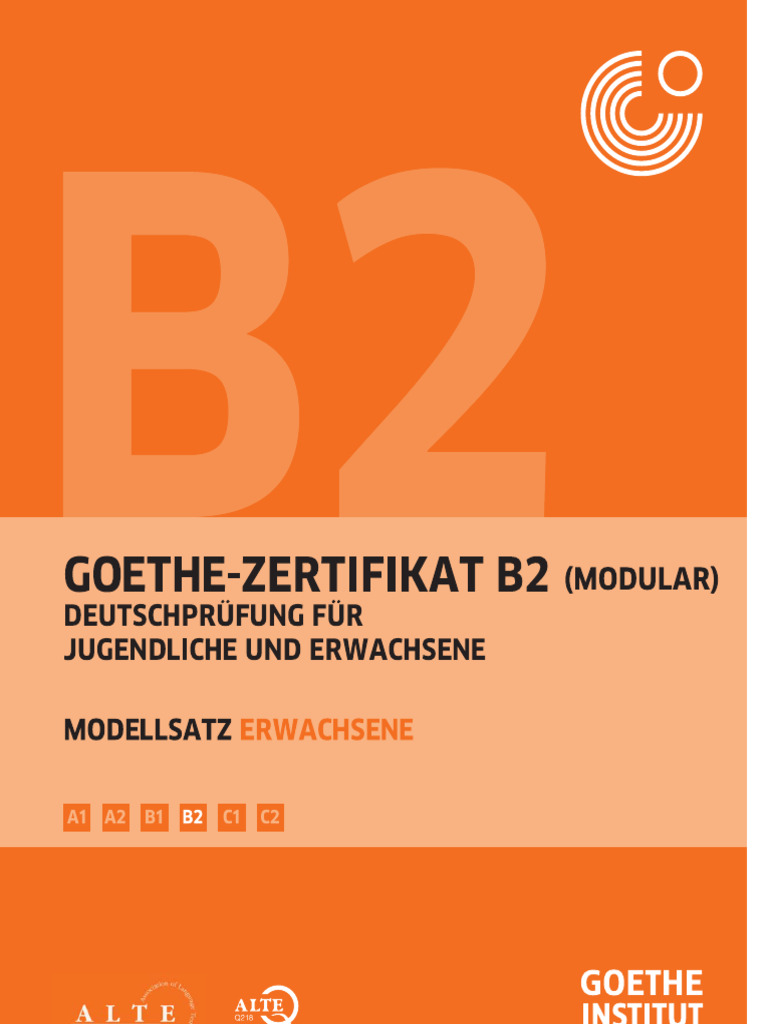 b2 Modellsatz Erwachsene | PDF