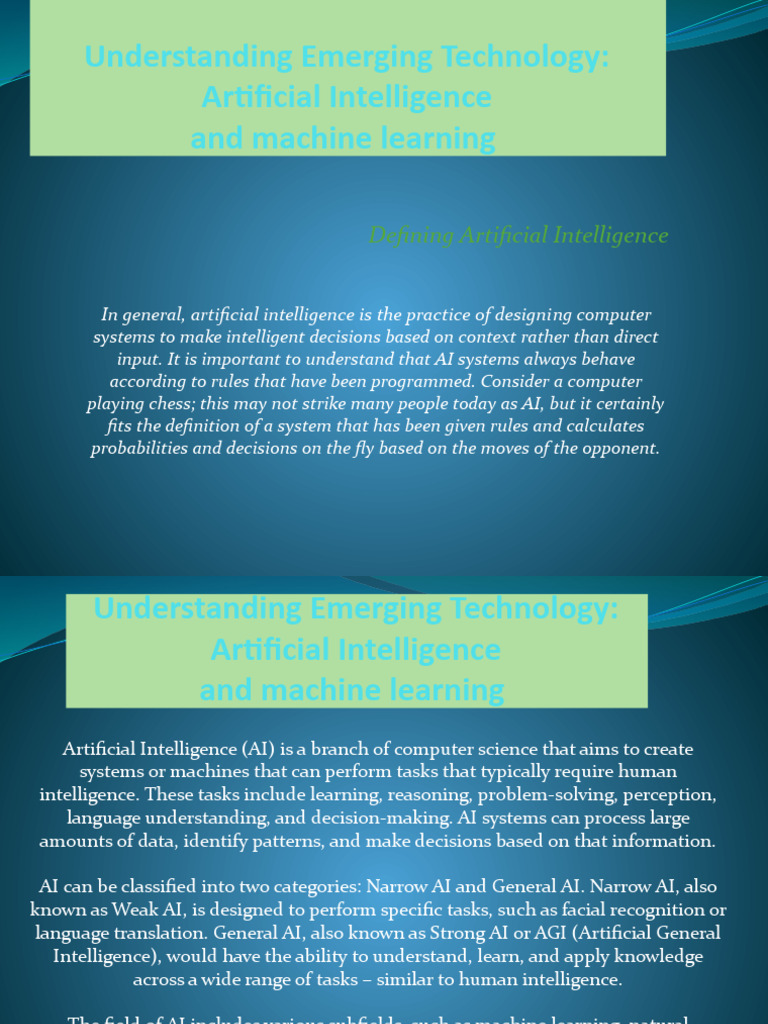 Understanding_Emerging_Technology | PDF | Machine Learning | Artificial ...