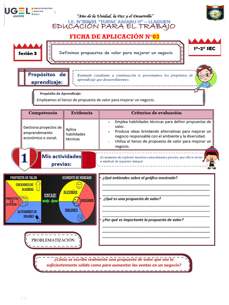 Sesión3-Ciclo Vi Exp.4-Educacion para El Trabajo | PDF | Cliente ...