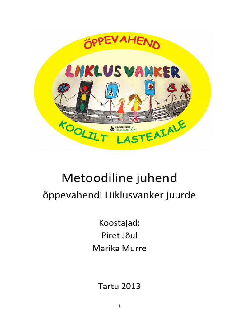 Liiklusvanker Metoodiline Juhend | PDF