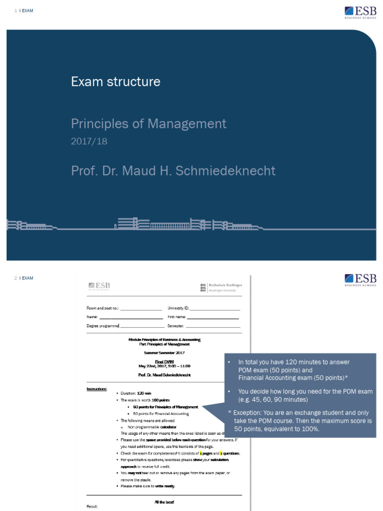 Principles of Management Exam Guide | PDF | Career & Growth