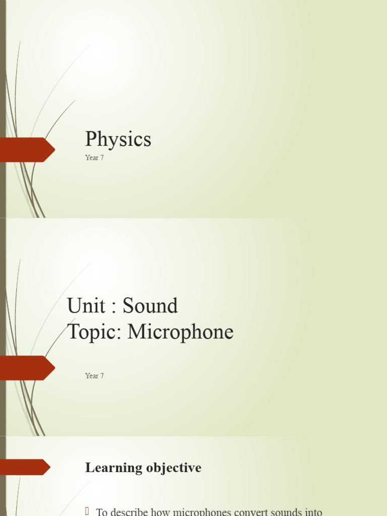 Microphone | PDF | Microphone | Ear