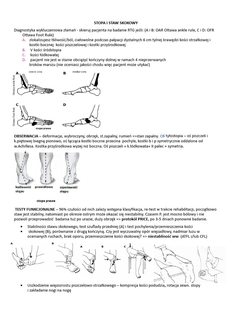 Stopa, ST - Skokowy | PDF