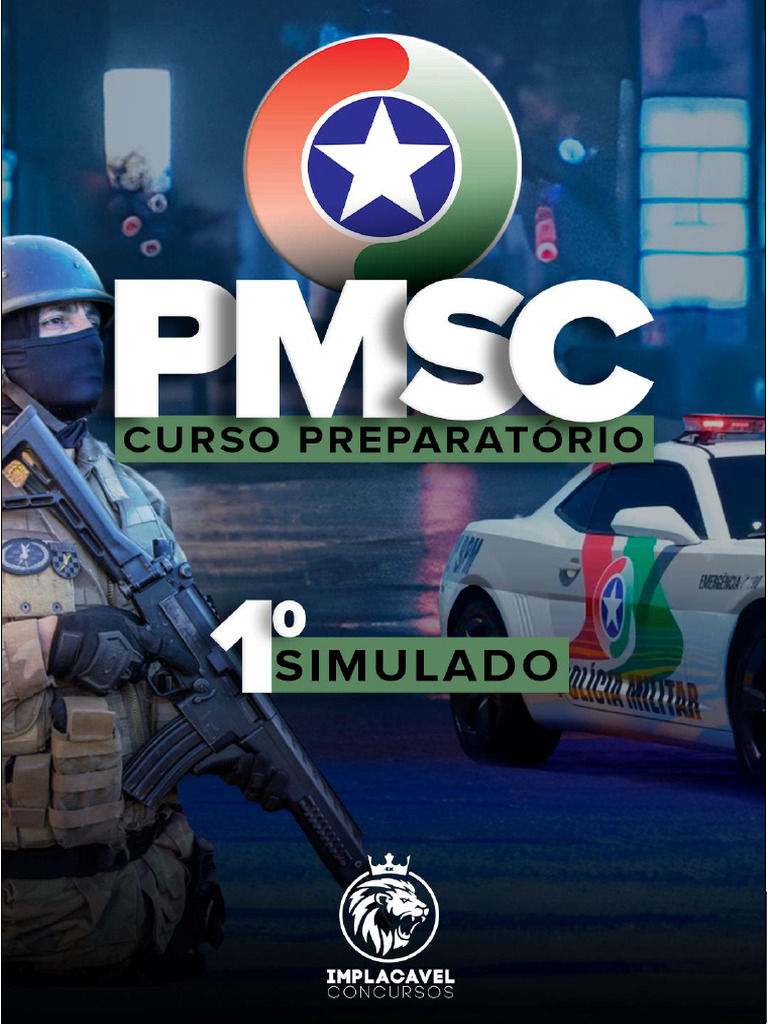 1º Simulado PMSC | PDF | Constituição | Administração pública