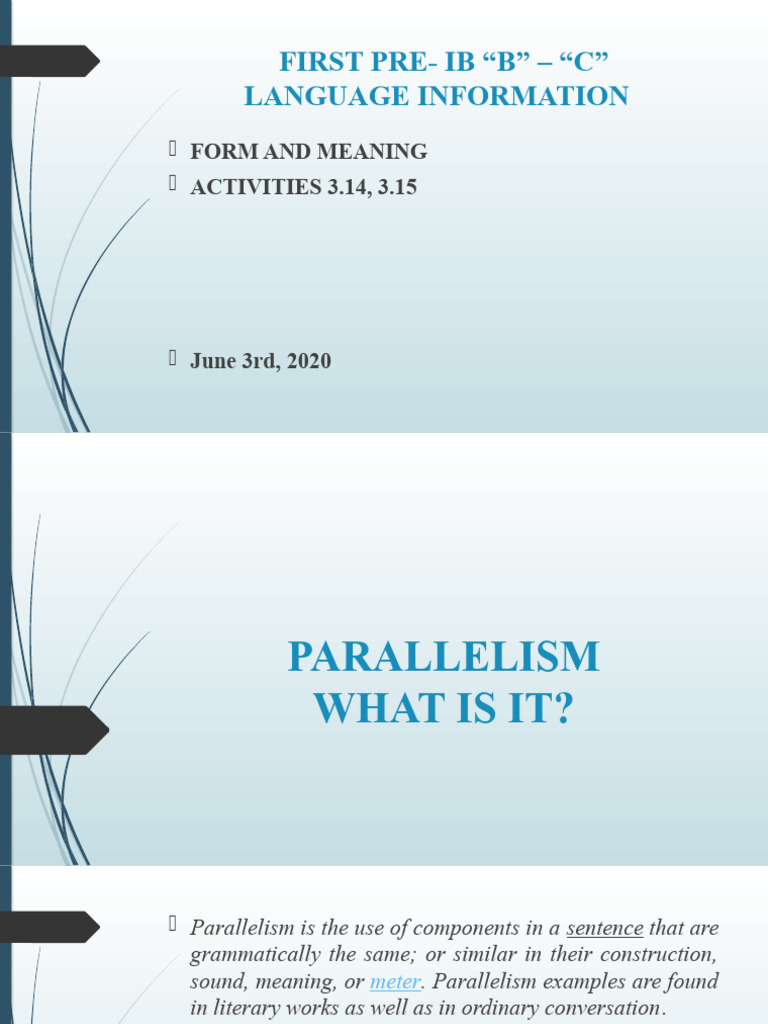 Parallelism, Review Comparisons, Double Comparative | PDF | Mount Everest
