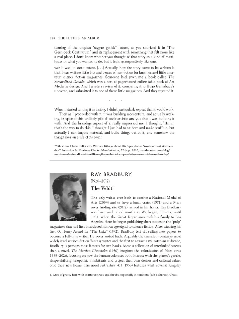 Ray Bradbury - Background and Interview | PDF