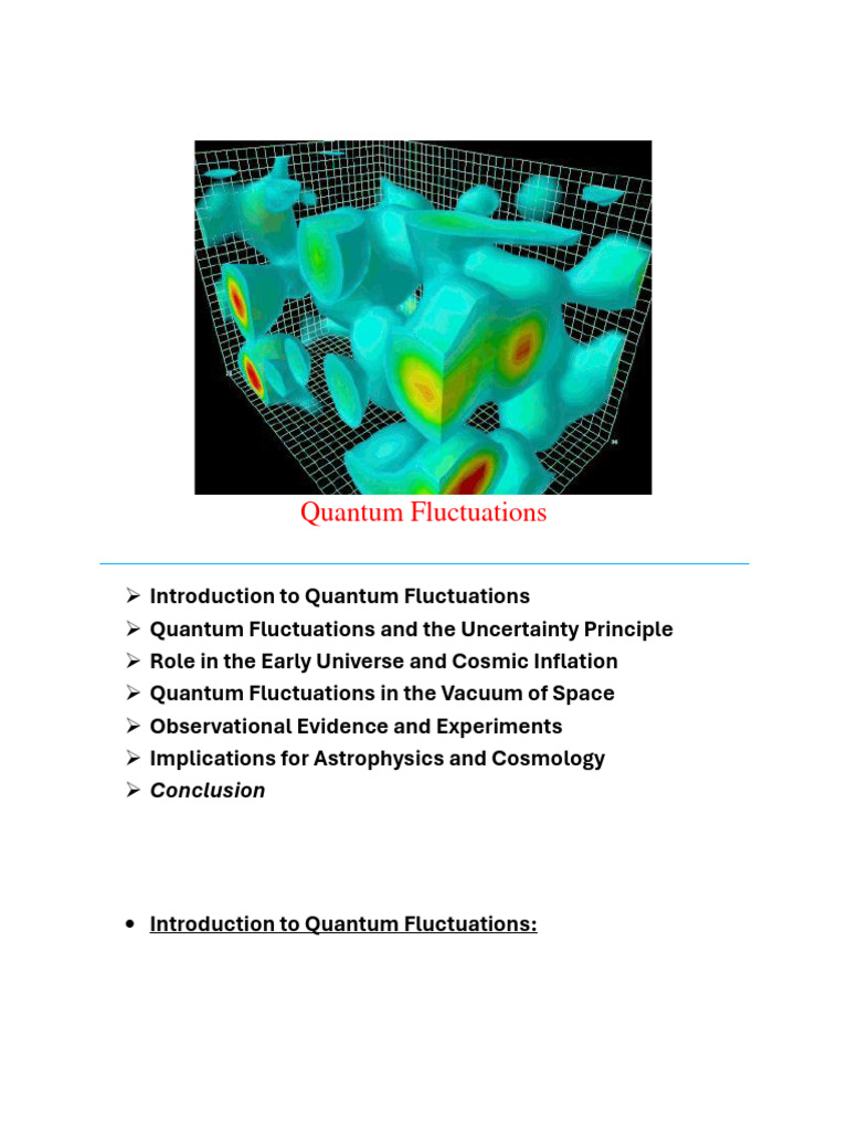 Quantum Fluctuation | Download Free PDF | Quantum Mechanics | Universe