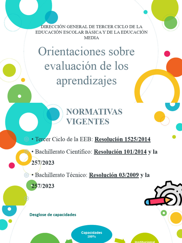 Orientaciones Evaluación | PDF