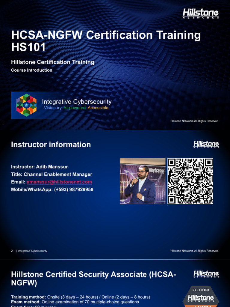 00 HCSA Introduction | PDF | Computer Security | Security