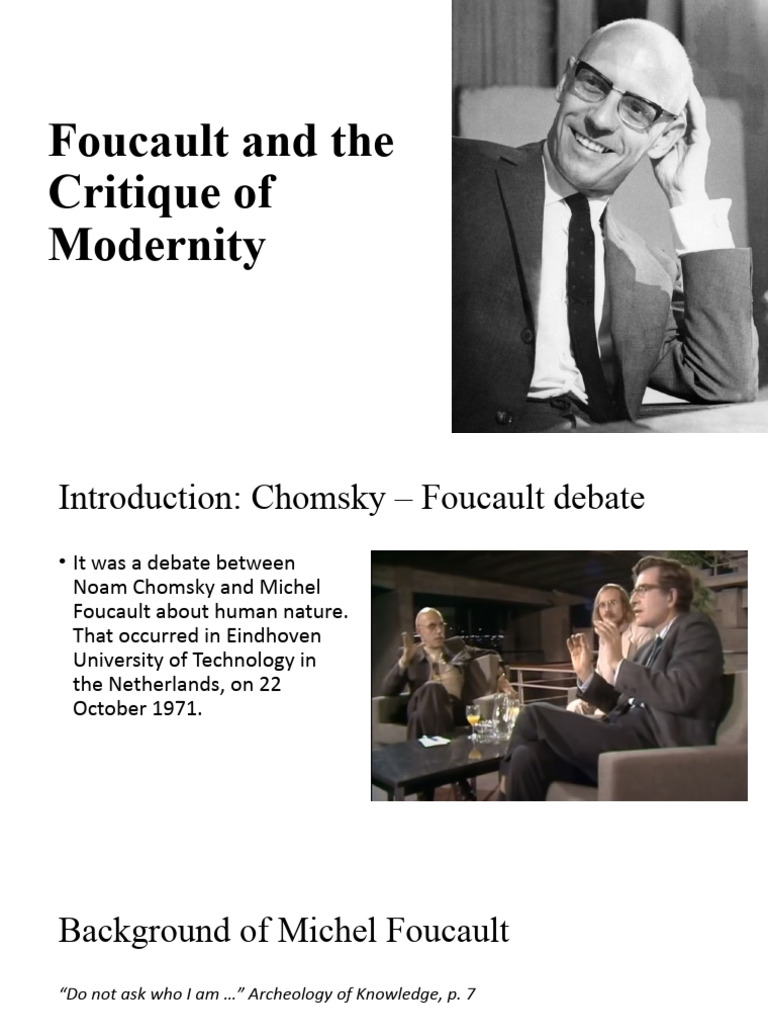 Foucault's Critique of Modernity | PDF | Michel Foucault | Discourse