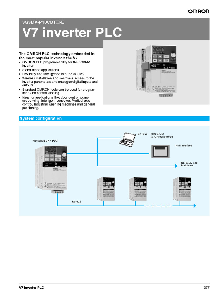 V7-InverterPLC Datasheet | PDF | Programmable Logic Controller ...