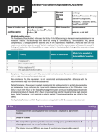 FSSAI Audit Checklist | PDF | Audit | Food Safety